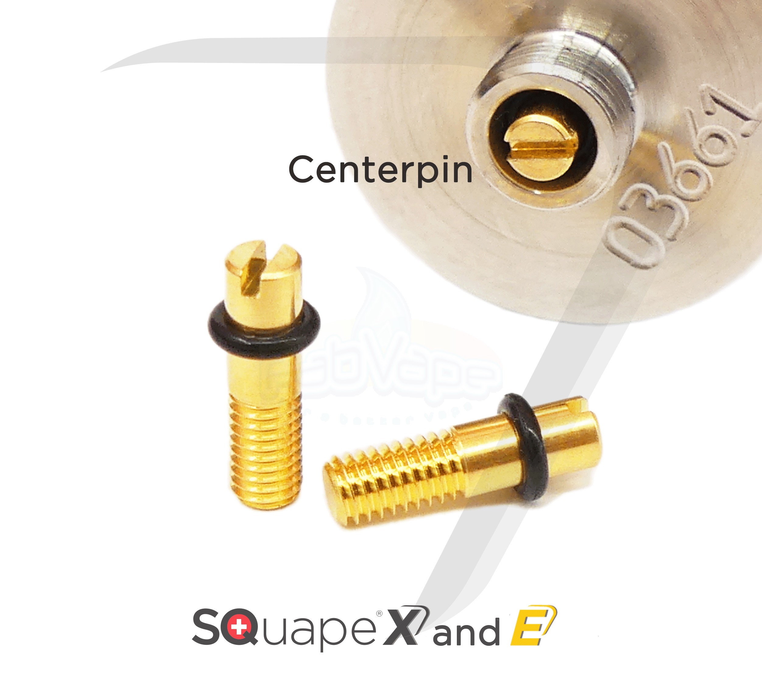 SQuape E Centerpin Gold Plated
